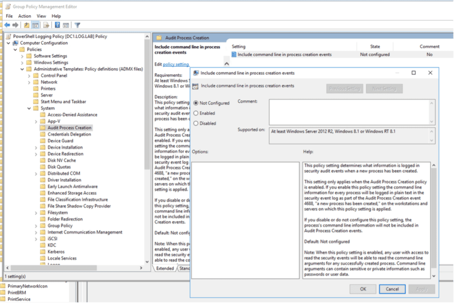 PowerShell and Command Line Logging | LogRhythm